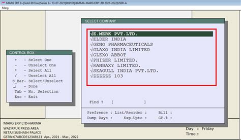 How To View Schedule H1 Item Wise Sale Report In Marg Software