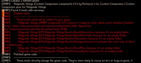 Smapi Mod Not Working Rsmapi
