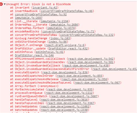 block is not a blocknode · issue 599 · jpuri react draft wysiwyg · github