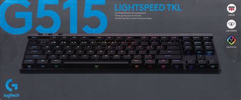 Logitech G515 Lightspeed Tkl Low Profile Wireless Gaming Keyboard Lightsync Rgb Thin