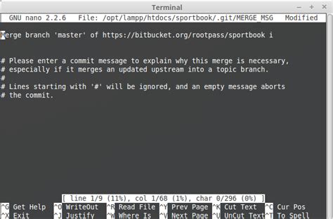 Linux Merge Branch Master Cant Git Pull Stack Overflow