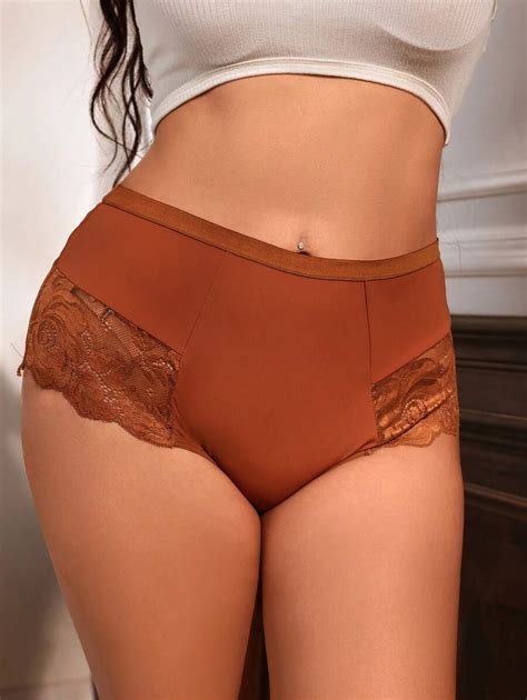 Shein Plus Size 3pcsset Lace Patchwork Panties Shein Usa