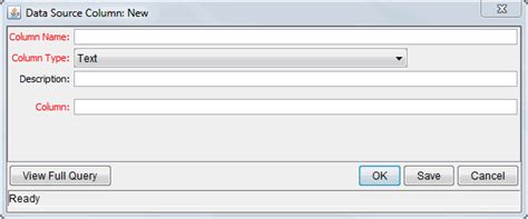 Details For Data Source Column Types