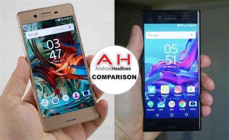 Phone Comparisons Sony Xperia X Performance Vs Sony Xperia XZ