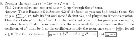solved answer given please show steps to solve consider