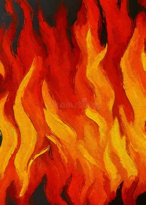 Fire Pattern Background Stock Illustration Illustration Of Decor 265294941