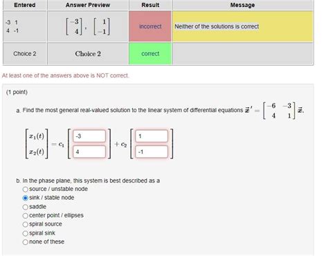 Solved Entered Answer Preview Result Message Chegg