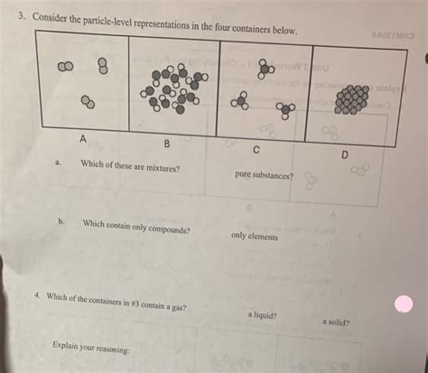 Solved 3 Consider The Particle Level Representations In The