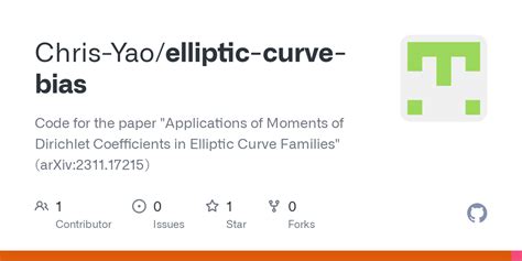 Github Chris Yaoelliptic Curve Bias Code For The Paper