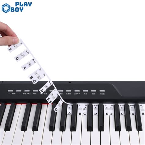 Playbabe Piano Keyboard Note Labels 88 Keys 61 Keys Removable Piano Notes Guide For Beginner