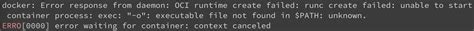 Docker Error Response From Daemon · Issue 9 · Xjtu Omicssvision · Github