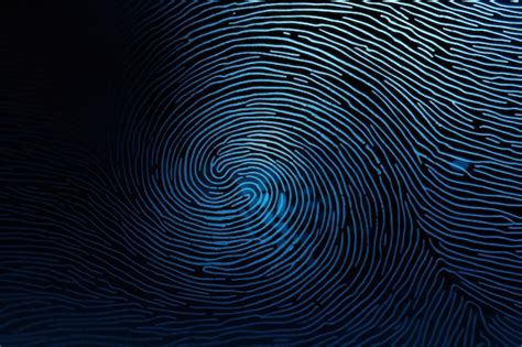 Premium Photo Fingerprint Identification Technology Background Security System Concept Cyber