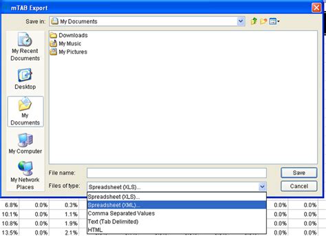Ability To Export Spreadsheet As An Xml Mtab Wikisupport