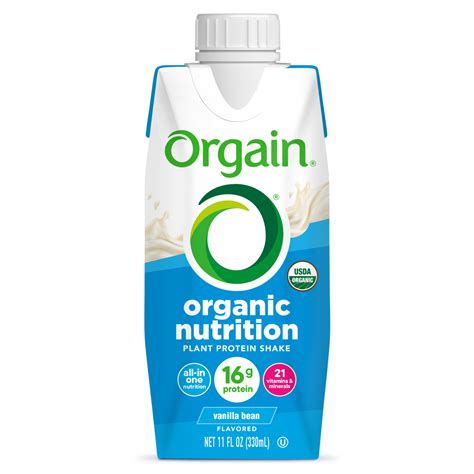 Vanilla Bean 30g Protein Shake Orgain