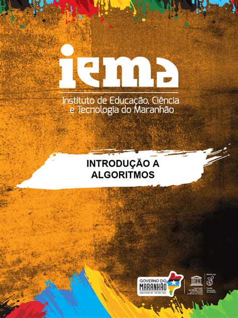 Introdução A Algoritmos Pdf Linguagem De Programação Algoritmos