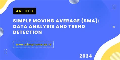 simple moving average sma data analysis and trend detection pusat