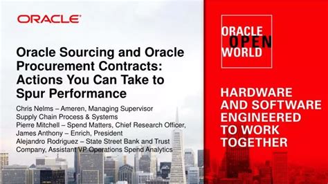Ppt Oracle Sourcing And Oracle Procurement Contracts Actions You Can