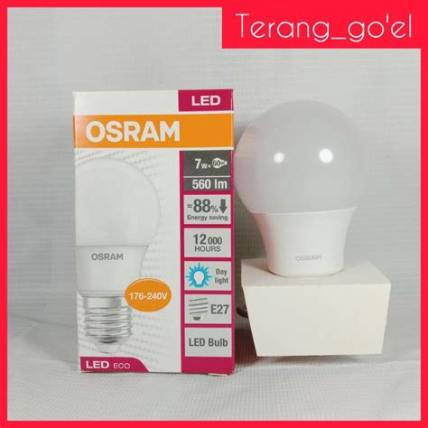 Jual Osram Lampu Bohlam Led Eco Cla Watt Cahaya Putih Lampu Led Osram Watt Shopee Indonesia