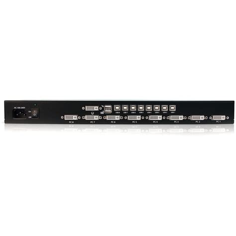 Startech Com Port U Rackmount Dvi Usb Kvm Switchcontrol Up To Usb Computers With Dvi Or