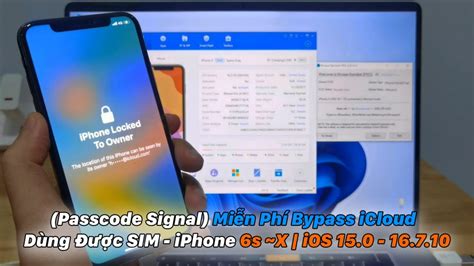 Passcode Signal Miễn Phí Bypass Icloud Dùng Được Sim Iphone 6s ~x