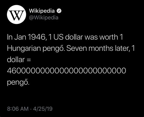 Hyperinflation At Its Best R Damnthatsinteresting