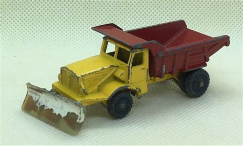 Yellow And Red Toy Truck With Snow Plow Jeugdherinneringen Speelgoed