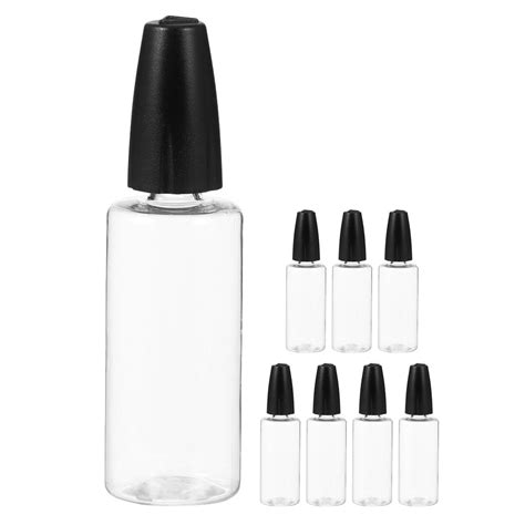 8pcs Precision Tip Applicator Bottles Needle Tip Glue Bottles For Diy Paper Quilling Craft Oil