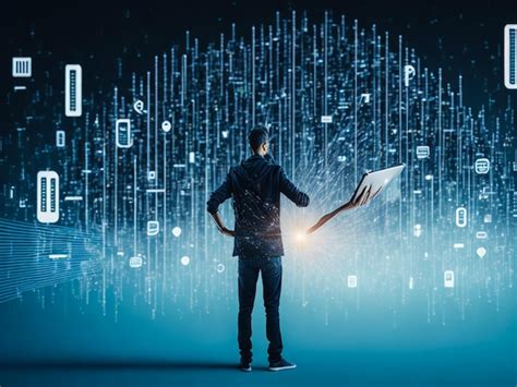 Premium Ai Image Cybersecurity Concept Business Man Shows How To Protect Cyber Technology