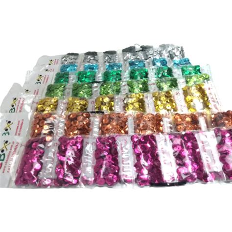 Lentejuela Cubé Nº8 Cbx Sobre X 250 Unidades Venta Mínima 12 Sobrecitos Iguales Merceril