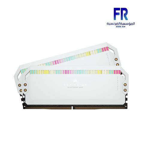 Corsair Dominator Platinum Rgb White 64gb 2 X 32gb Ddr5 5600mhz Desktop Memory