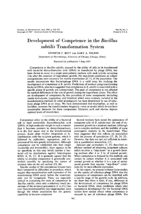 Pdf 562 Bacillus Subtilis Optimization Transformation Dokumen Tips