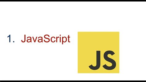 Top 10 Programming Languages To Learn In 2019 Youtube