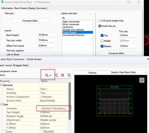 Solved Cross Section Proposed Level Is Not Correct Code Set Issue