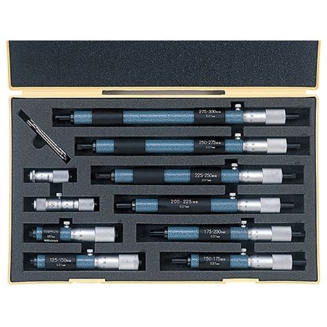 Mitutoyo Tubular Inside Micrometer Set Single Rod 50 300mm