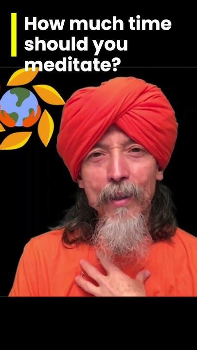 How much time should you meditate? - YouTube