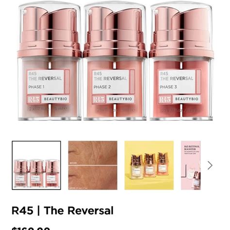 Beauty Bio Skincare Beautybio R45 The Reversal Skincare Set Rose