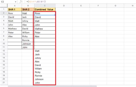 How To Combine Two Columns In Google Sheets TechCult