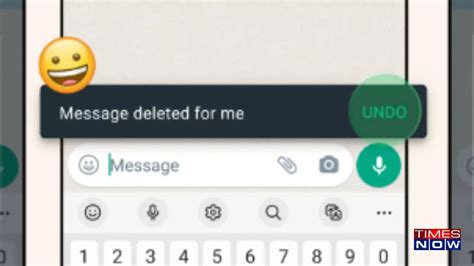 WhatsApp Introduces Accidental Message Delete Protection Feature Technology Science News