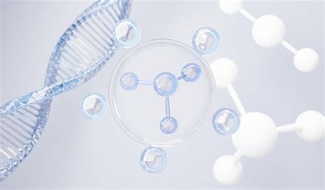 측면 세포 또는 분자의 간단한 화학 결합의 3d 렌더링 원자 이온 결합 및 분자의 연결 액체 방울 거품 배경 공유 결합 생화학 적 상호 작용 프리미엄 사진 공유 결합