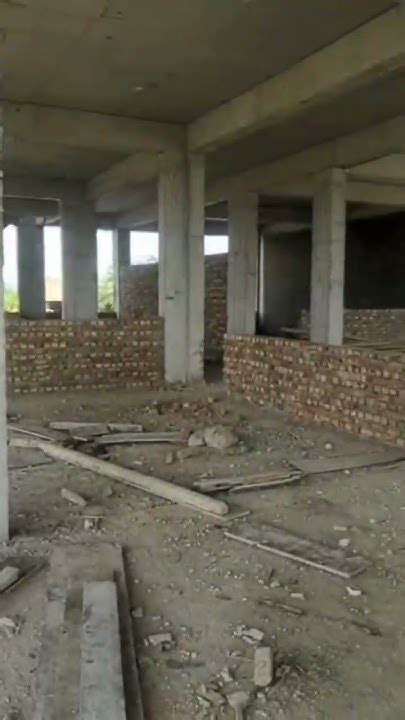 Heavycivil Buildingconstruction Work After Slab Shutttering Remove