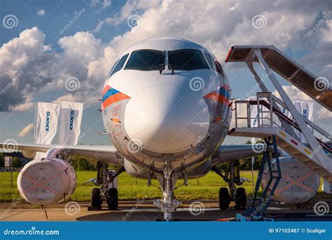 Russian Passenger Aircraft Tu 144 Editorial Photo