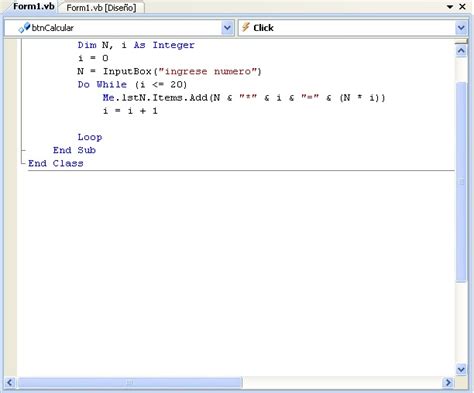 Programacion En Visual Basic Visual Basic Do While
