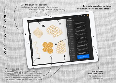 Procreate Seamless Pattern Brushes Japanese Motifs Set Etsy