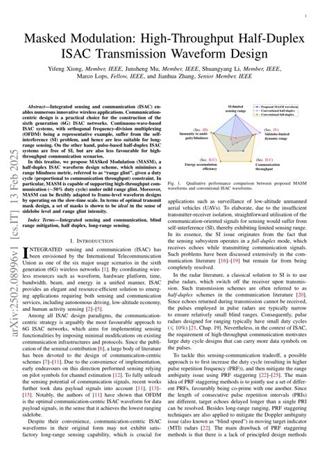 Pdf Masked Modulation High Throughput Half Duplex Isac Transmission Pdf Masked Modulation High Throughput Half Duplex Isac Transmission