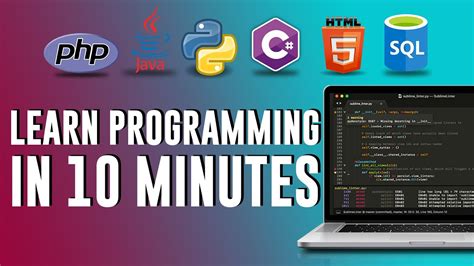 Intro To Programming Learn Programming In 10 Mins How To Learn Programming For Beginners