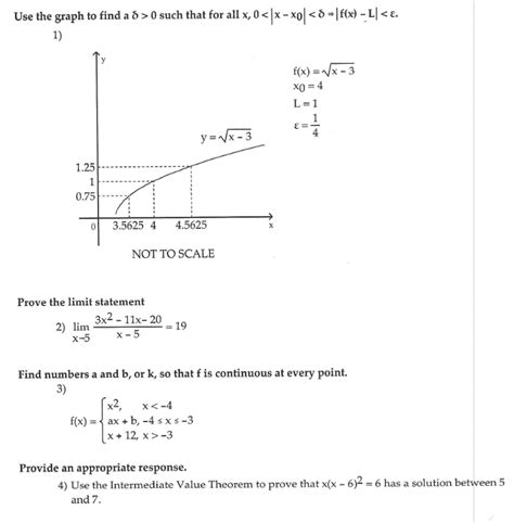Solved Use the graph to find a δ such that for all Chegg