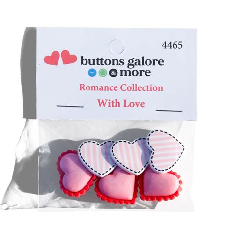 Romance Valentine Theme Buttons For Diy Arts And Crafts Projects