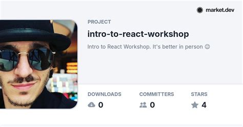 intro to react workshop ecosystem directory market dev