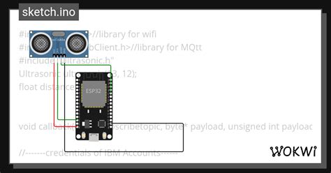 Ultrasonic Sensor 3 Assignment Wokwi Esp32 Stm32 Arduino Simulator