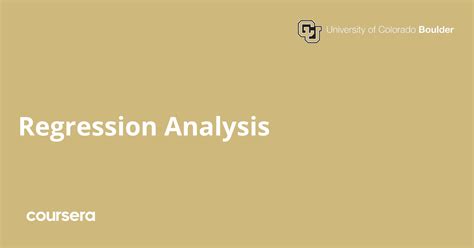 Regression Analysis Coursera